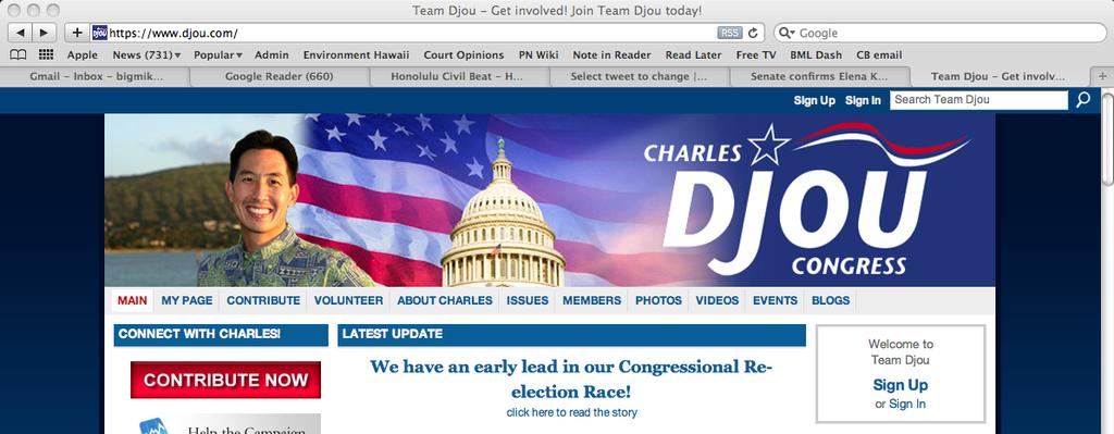 Djou: We Have An Early Lead! - Honolulu Civil Beat